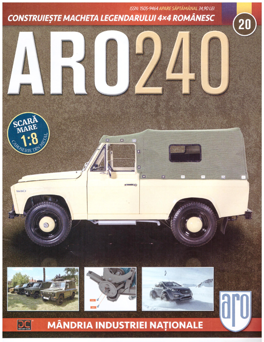 Macheta ARO 240 kit construibil Eaglemoss nr. 20